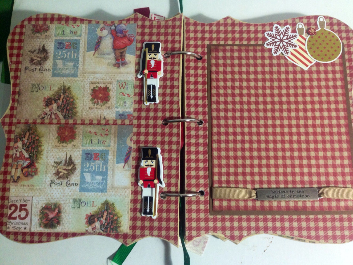 Christmas Scrapbook Chipboard Mini Album Stories Cozy Christmas - Etsy