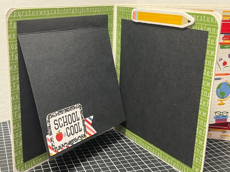School Days Scrapbook Premade Pages Mini Album School Days - Etsy