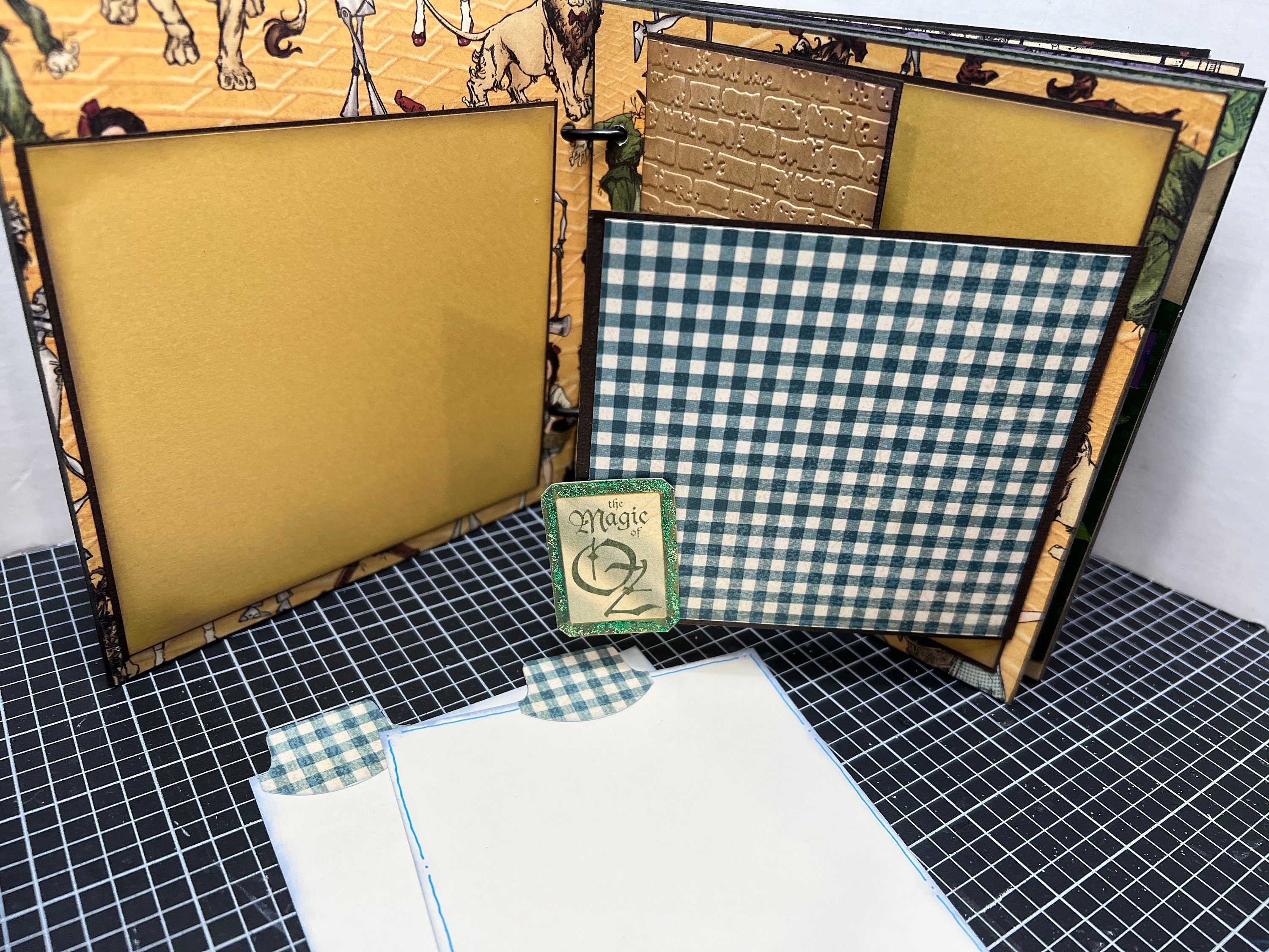 Wizard of Oz Scrapbook Mini Album Pages Chipboard Album Graphic 45 - Etsy