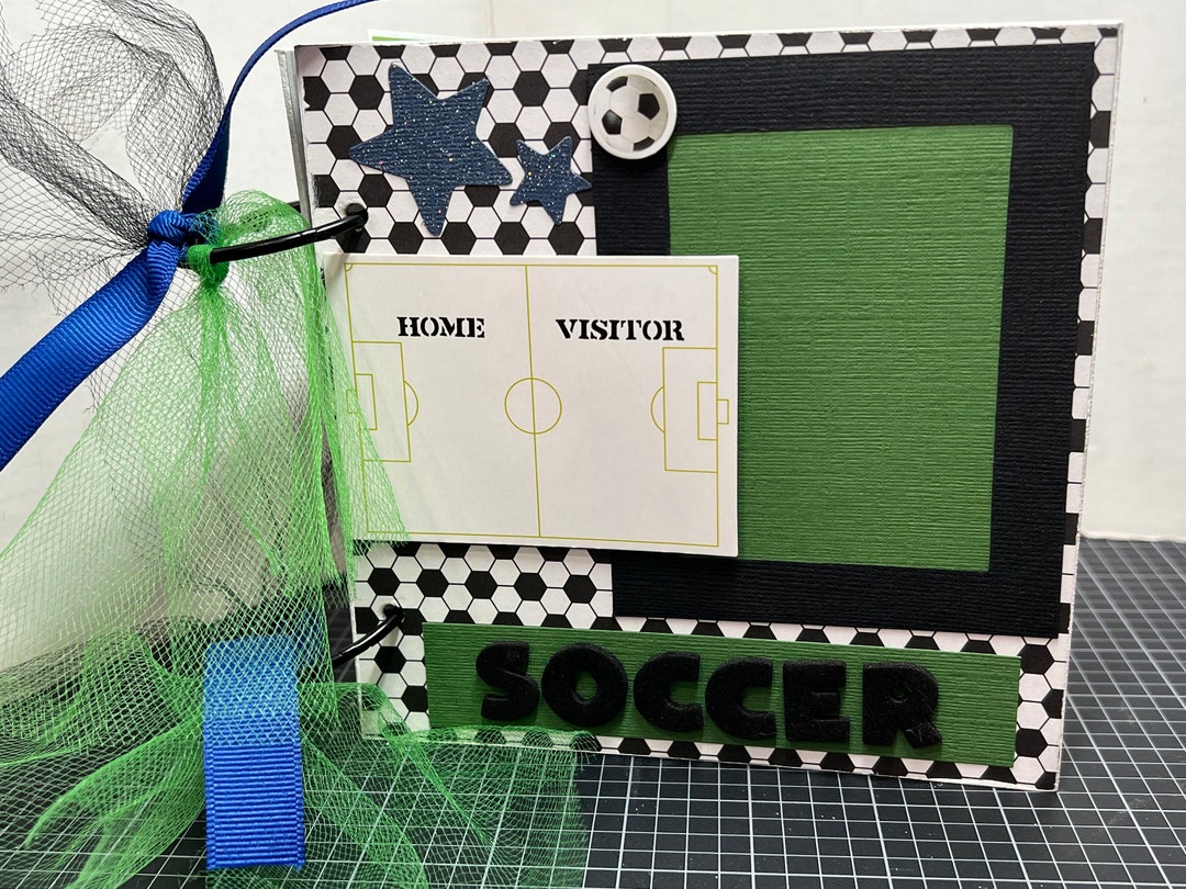 Soccer Scrapbook Mini Album Photo Album - Etsy