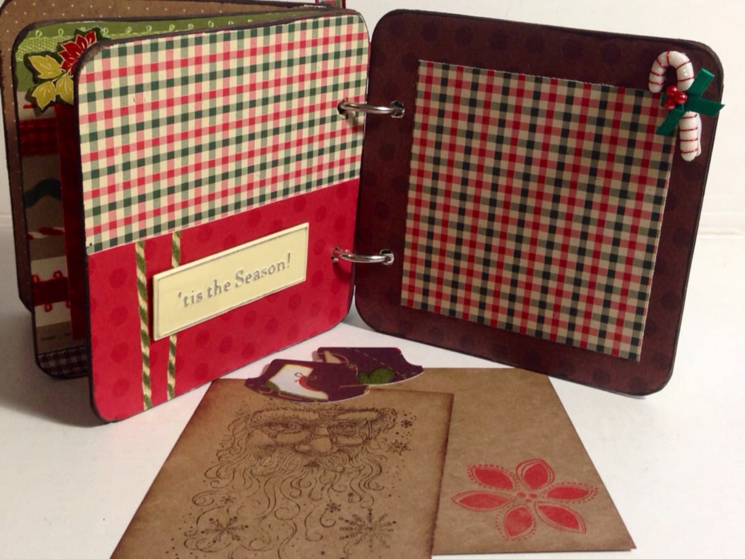 Christmas Scrapbook Chipboard Premade Pages Snowman Joy - Etsy