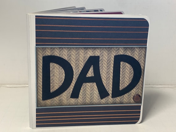 Scrapbooking 5x5 scrapbook album daddy Father's Day Grandfather ...
