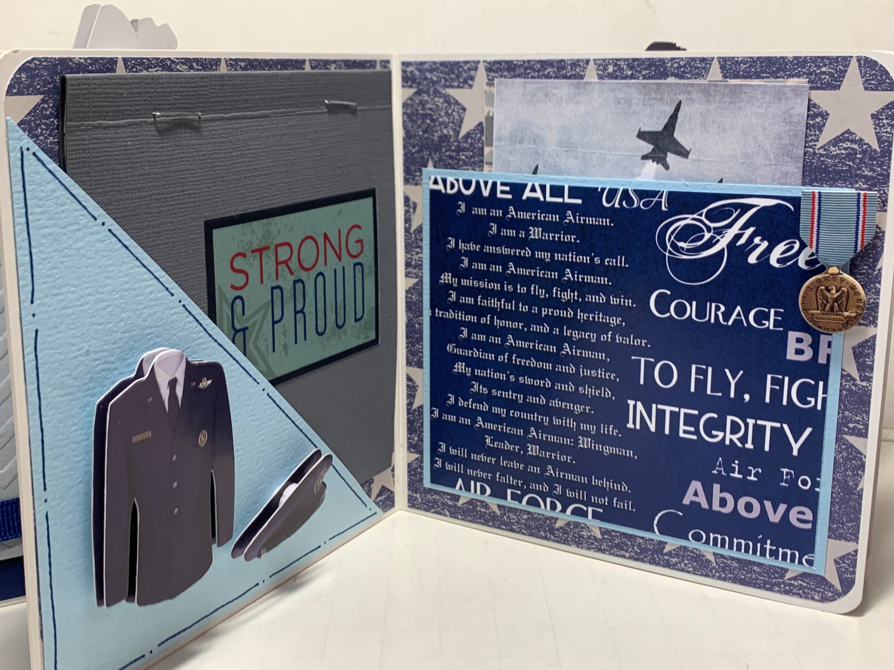 Paper, Party & Kids Scrapbooking Albums & Journals Air Force scrapbook ...