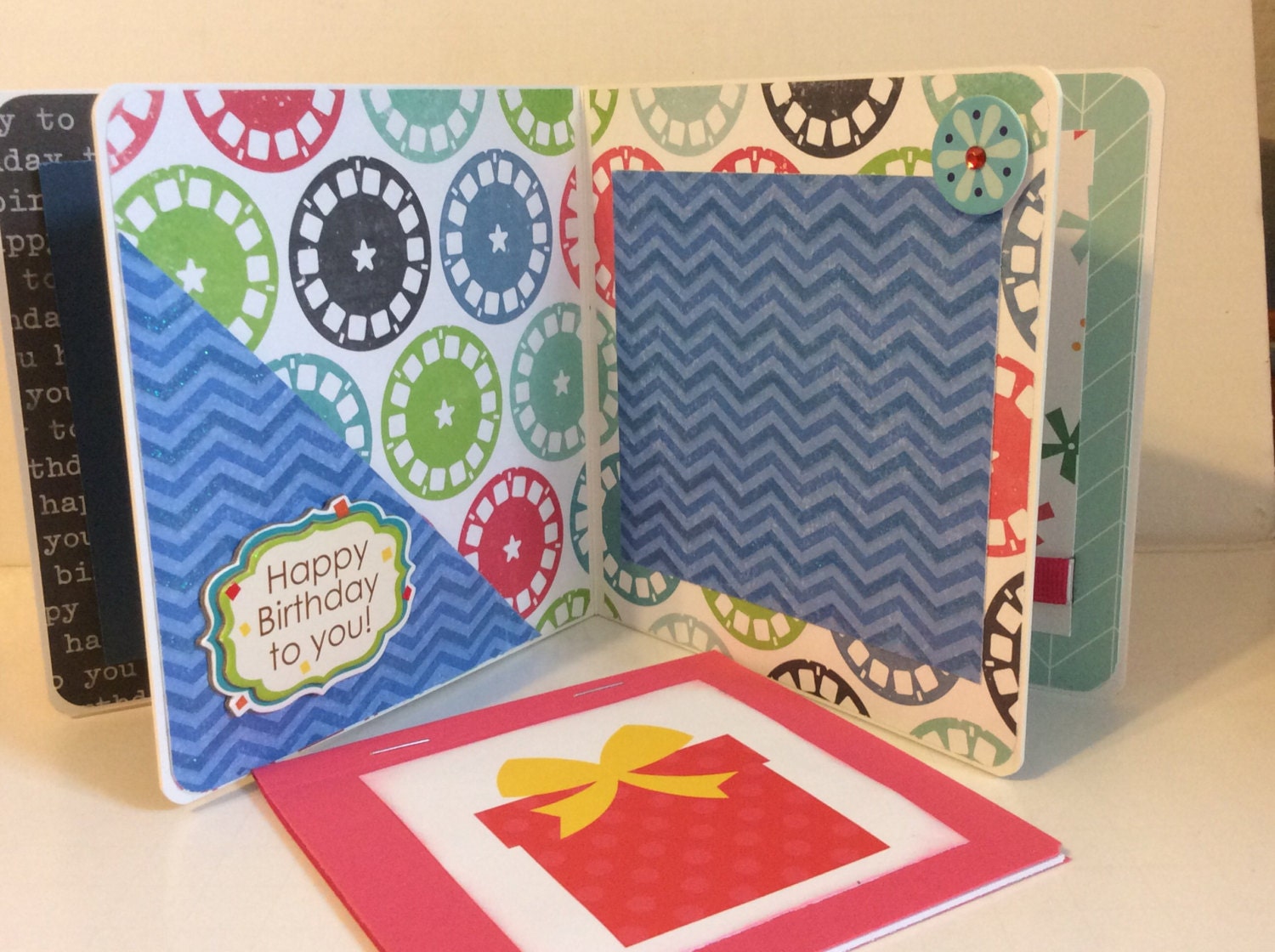 Birthday Scrapbook Party Premade Pages Chipboard Mini Album - Etsy