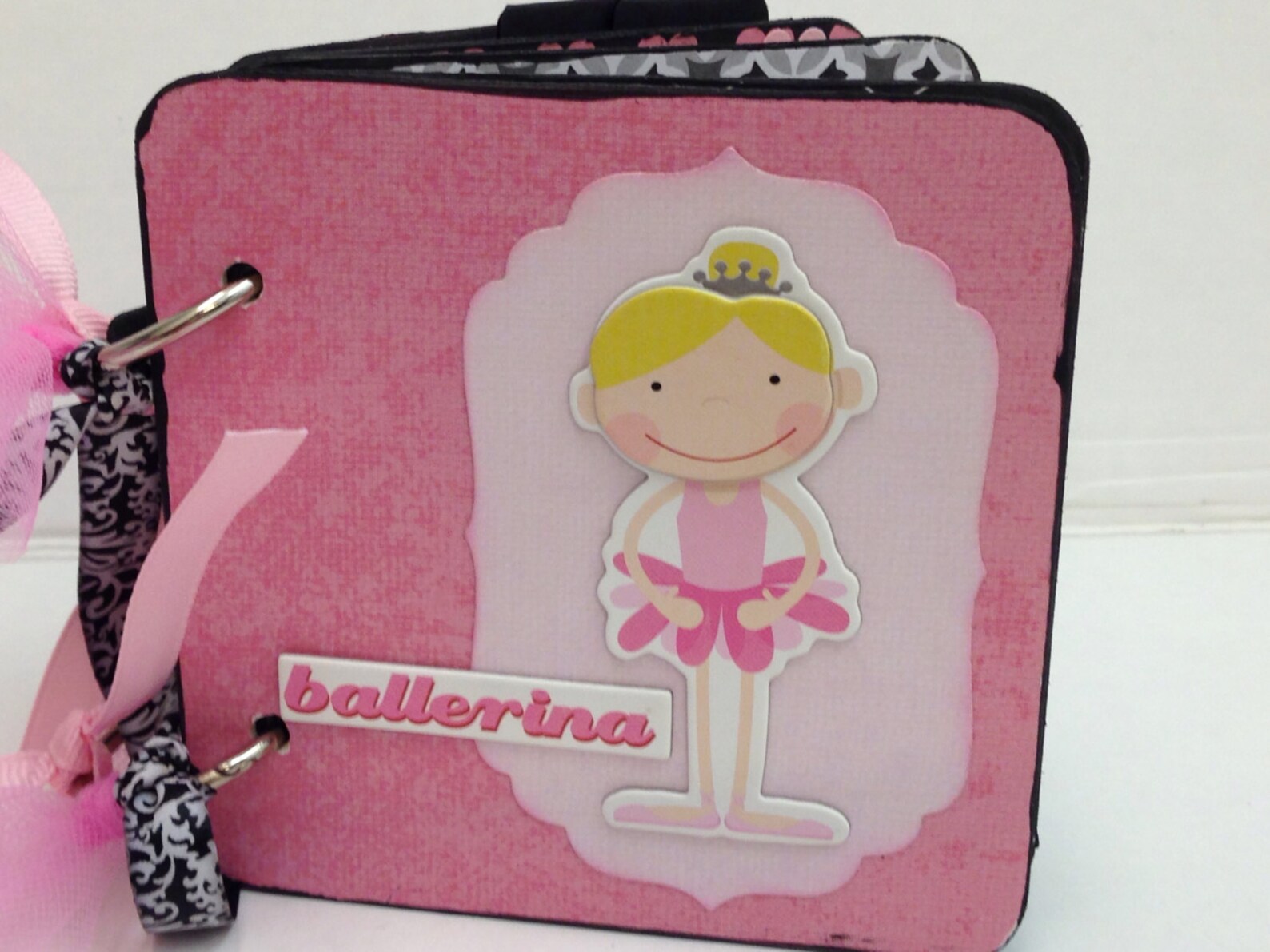Ballet Scrapbook Chipboard Premade Pages Brag Book - Etsy