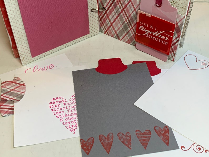 Love Scrapbook Premade Pages Mini Album Brag Book Etsy