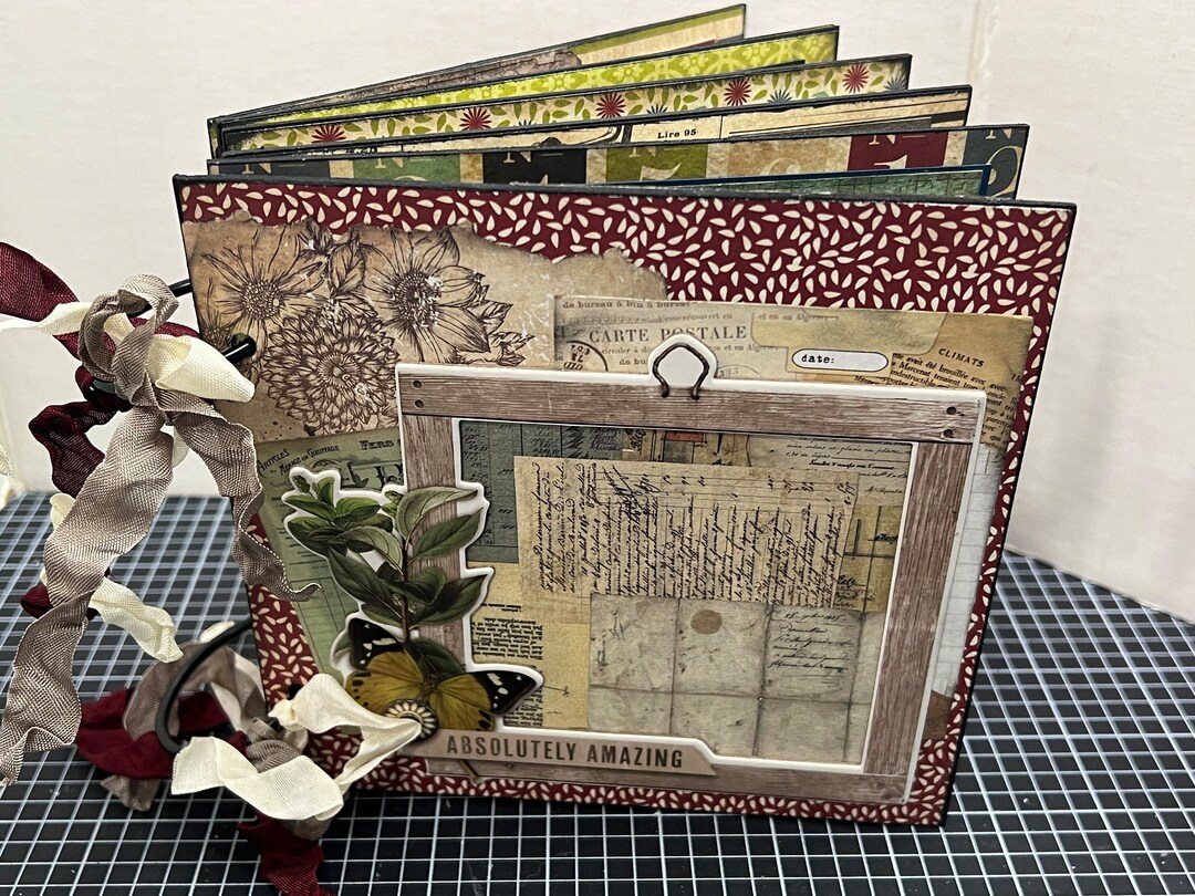 Family Scrapbook Premade Pages Chipboard Book- 6x6 Family Heritage - Etsy