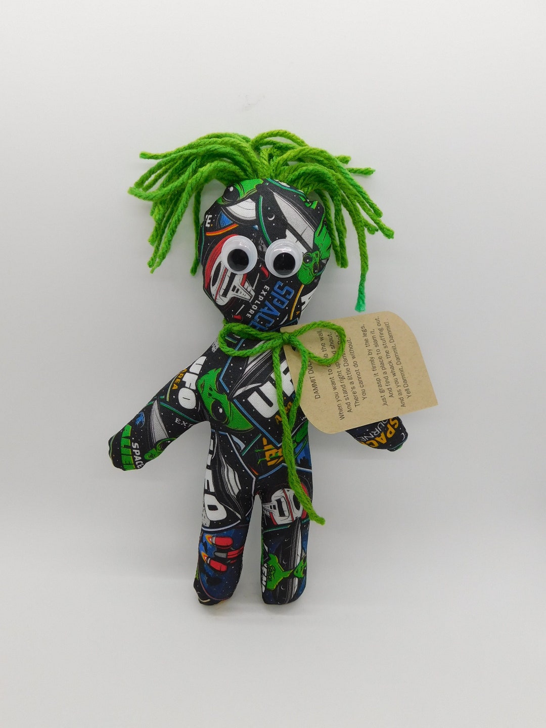 Roswell Dammit Doll on Etsy,give Some Laughs,gift Giving,doll for All ...