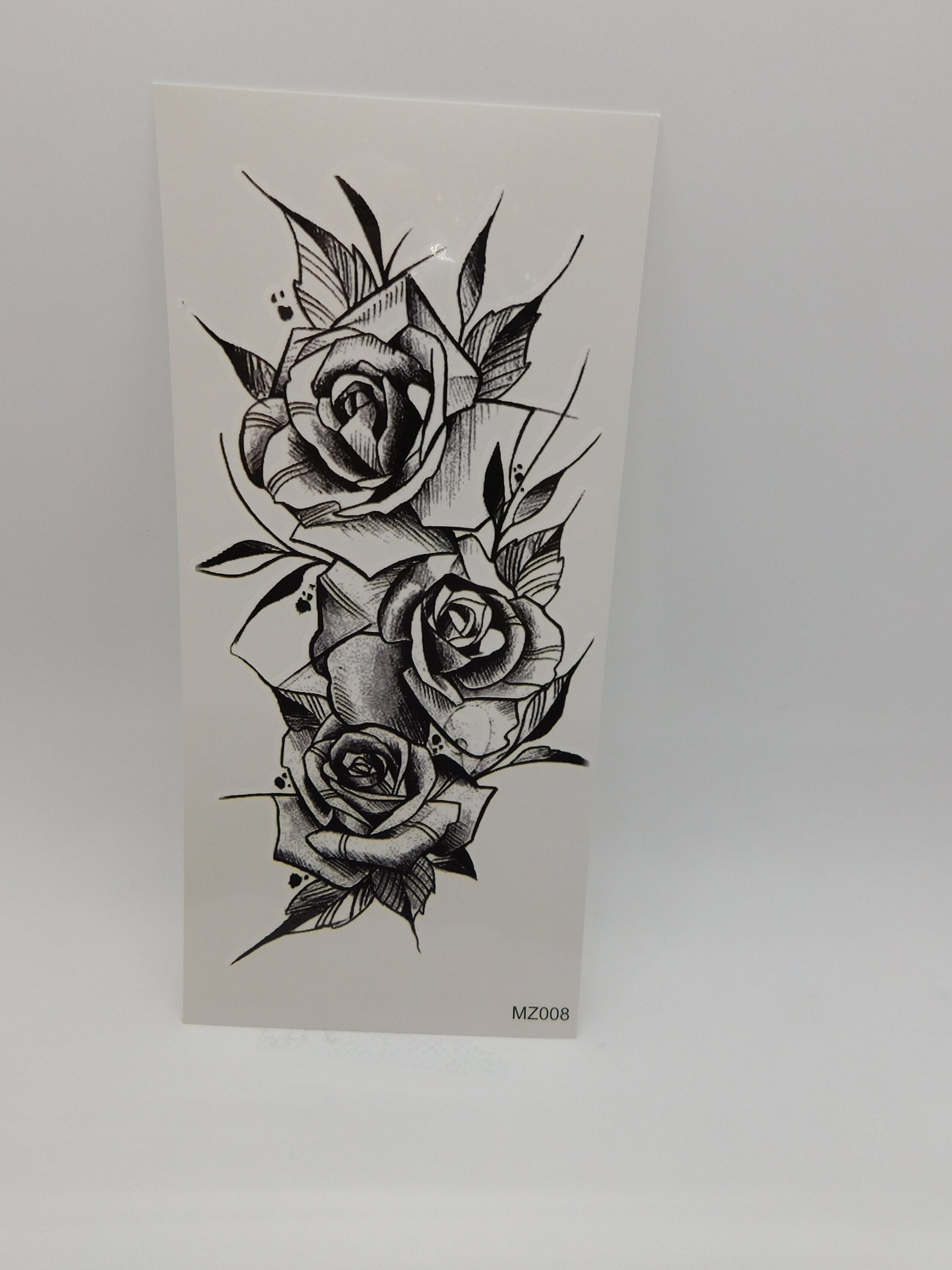 Three Rose Tattoo Outline