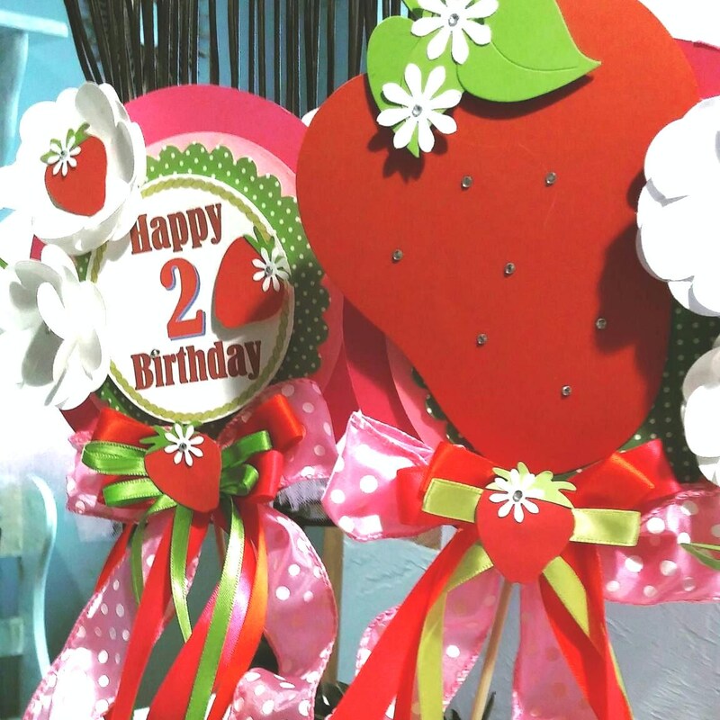 Strawberry Shortcake Centerpiece Decorations - Etsy