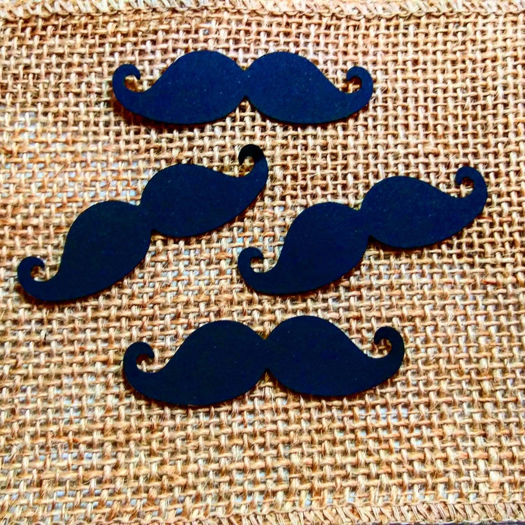 2" Mustache Table Confetti 100CT- Birthday- Baby Shower- Cutout ...