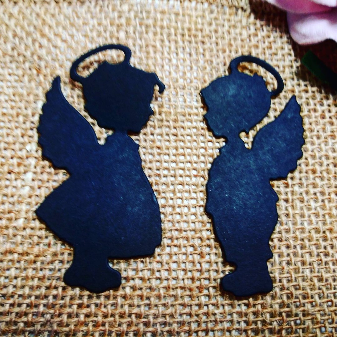 Angel Die Cut 20CT Baptism Christmas Scrapbooking - Etsy