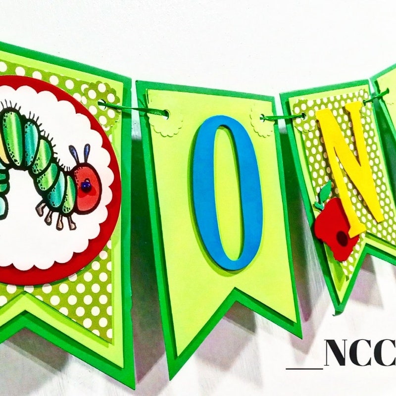 Caterpillar Banner - Etsy