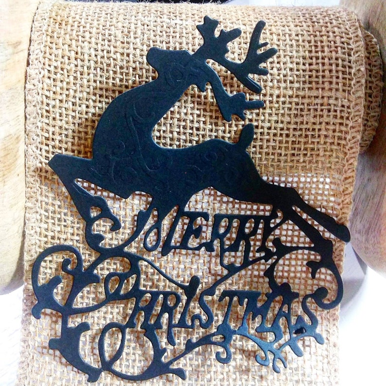 10 Reindeer Die Cuts, Christmas, Scrapbooking, Cardmaking, Cutout - Etsy