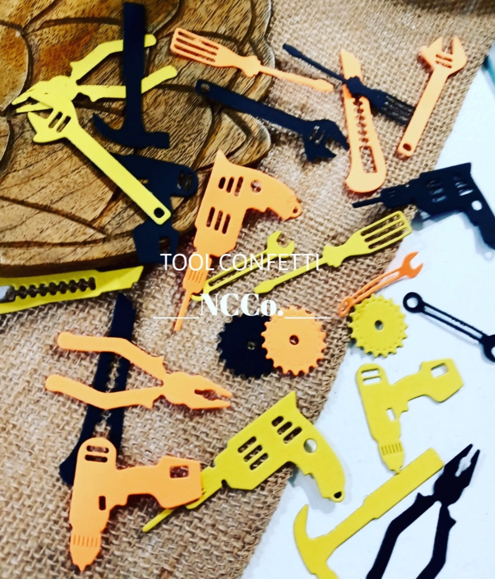 Construction Tool Confetti: 100-piece Birthday Party Decorations - Etsy