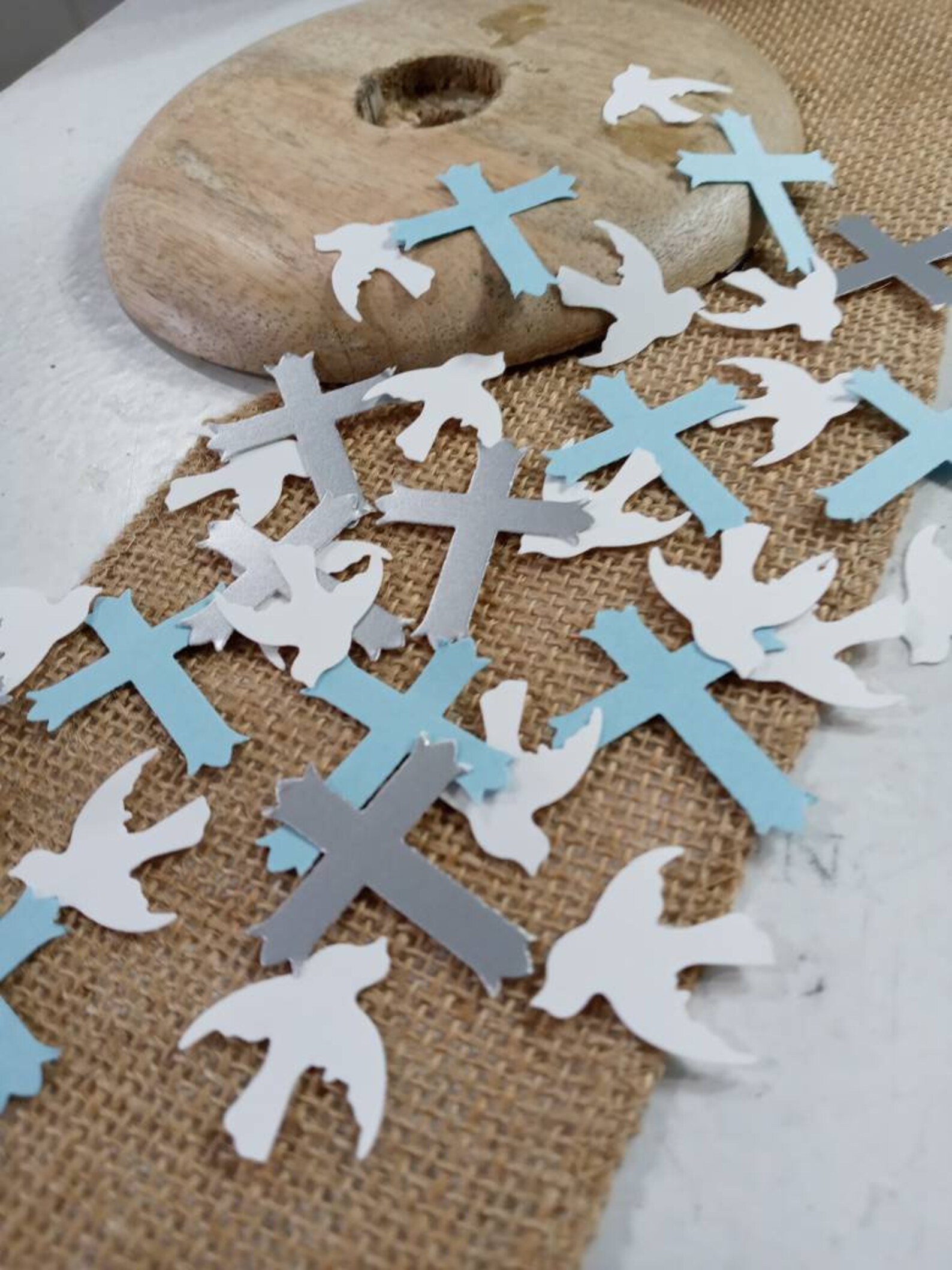 150 Cross Confetti Christening Decor First Communion - Etsy