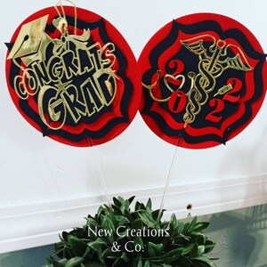 2 Graduation Centerpieces, Graduate Signs, Medical School Grad Student ...