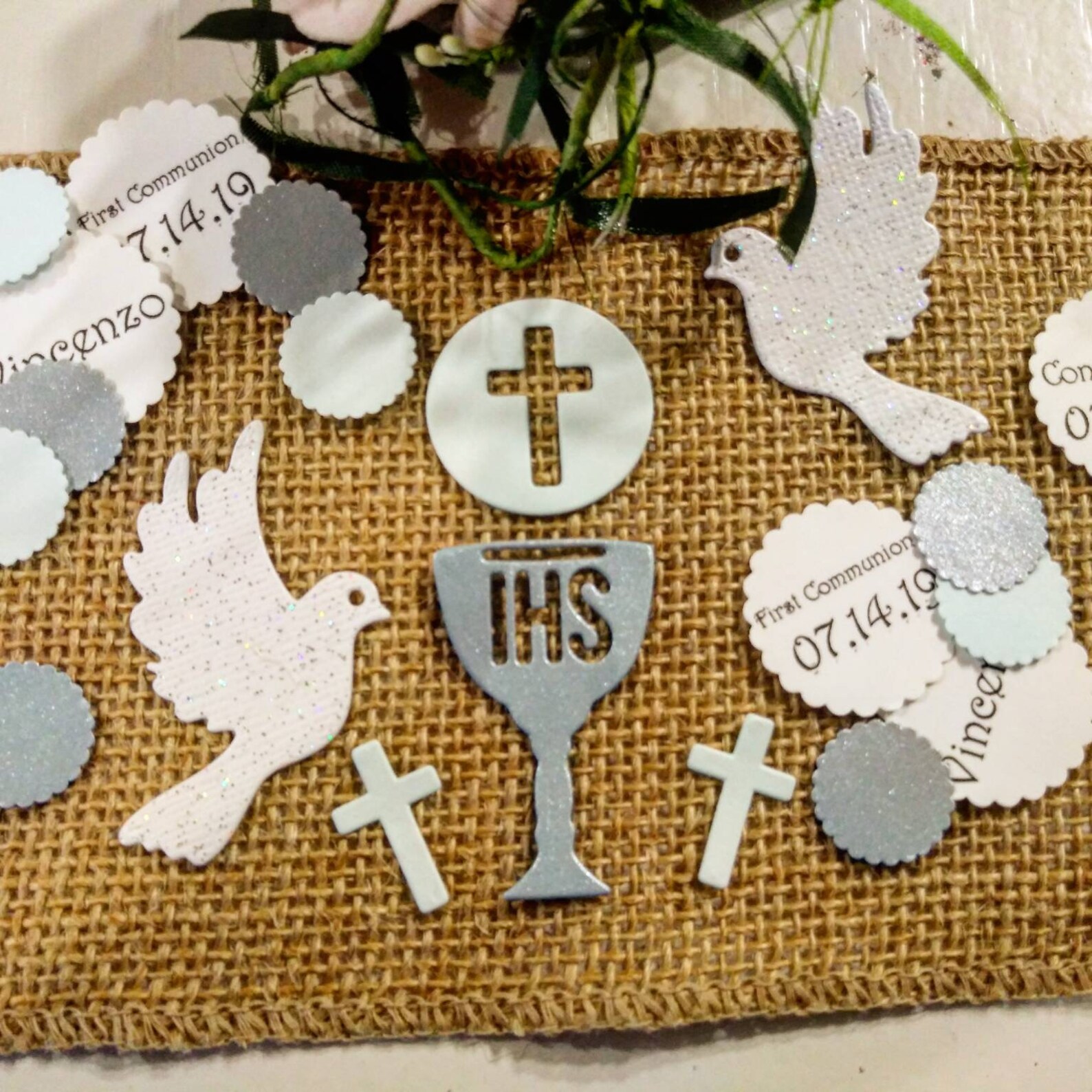 300 Personalized First Communion Confetti Confirmation Party - Etsy