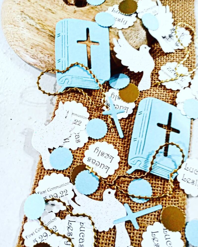 300 Personalized First Communion Confetti, Confirmation Party ...