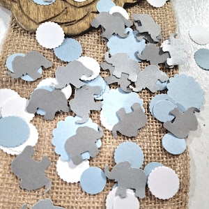 300 Elephant Confetti, Jungle Baby Shower Decorations, Elephant ...