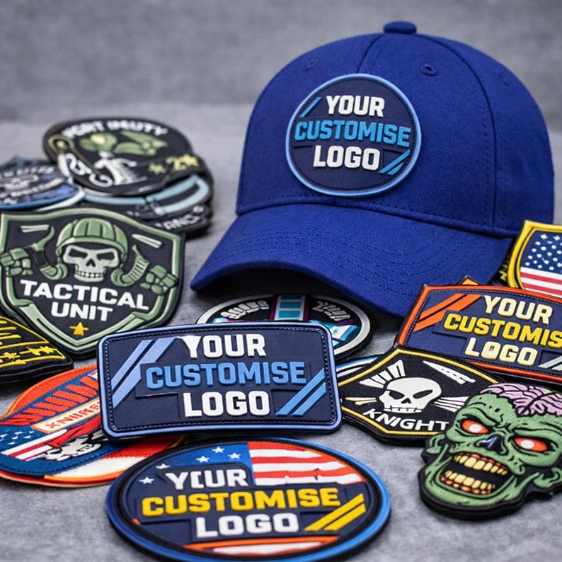 Custom PVC Patches | 2D/3D Rubber, Iron on / Sew On - Etsy
