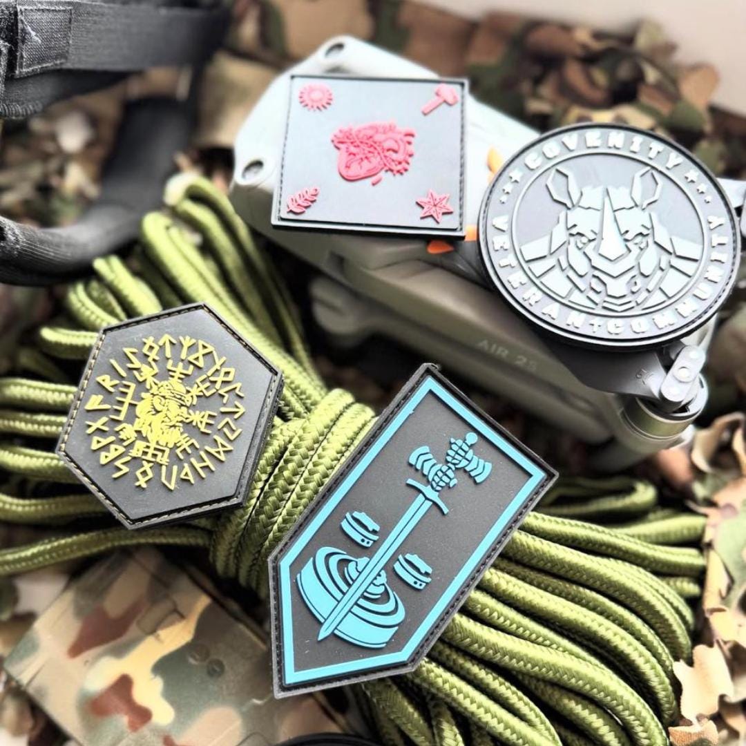 Custom PVC Logo Patches: 2D/3D Rubber, Waterproof, Durable - Etsy