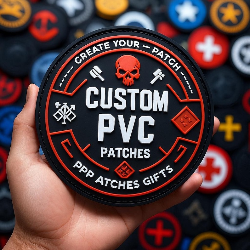 Custom PVC Rubber Patch | 2D/3D Logo, Velcro Back - Etsy