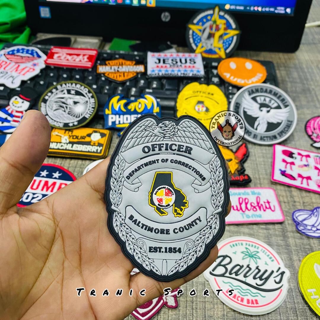 Custom PVC Rubber Patches 2D and 3D | Velcro or Iron-on | Personalized ...
