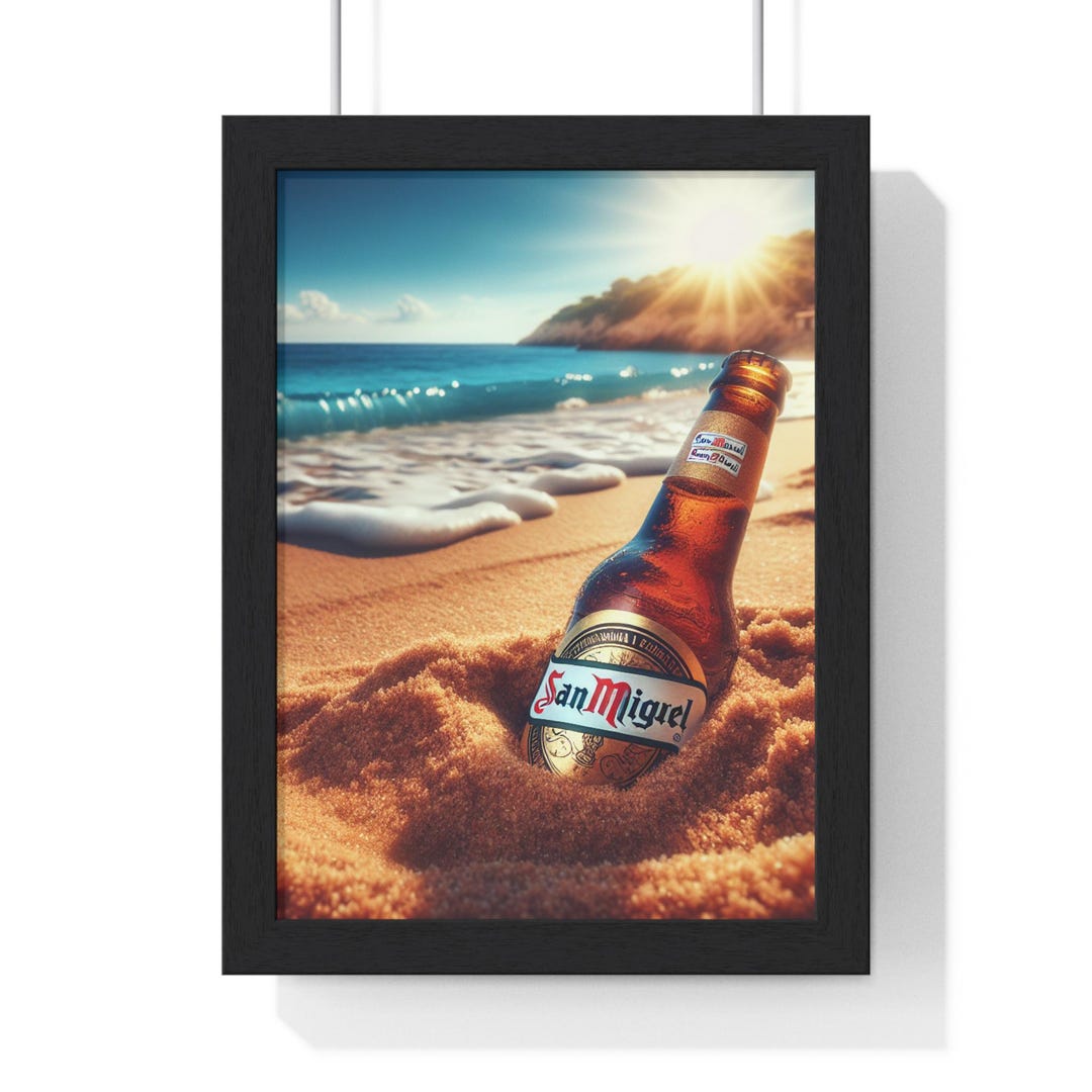 San Miguel Beer Picture Frame, Gifts for Men, Beer Garden Decor - Etsy