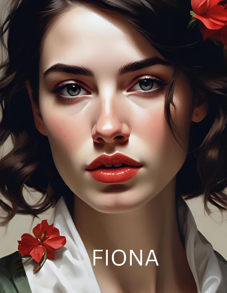 Woman Portrait Collection 3 - Etsy