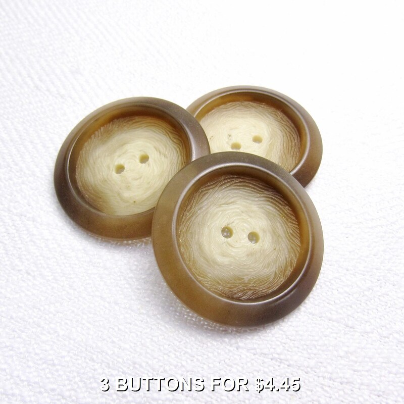 Taupe Buttons - Etsy