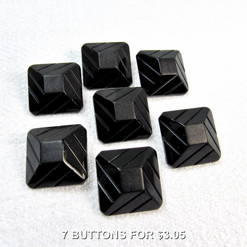 Square Buttons - Etsy