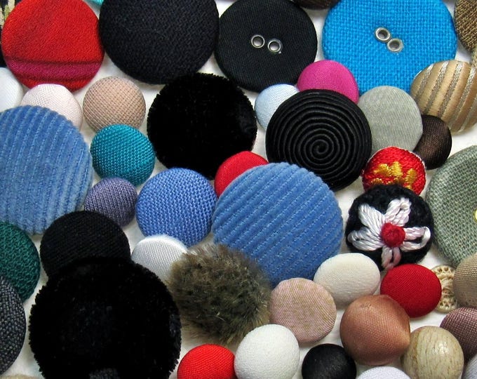 The Covered Button Assortment: A Variety Mix of 75 Vintage-to ...