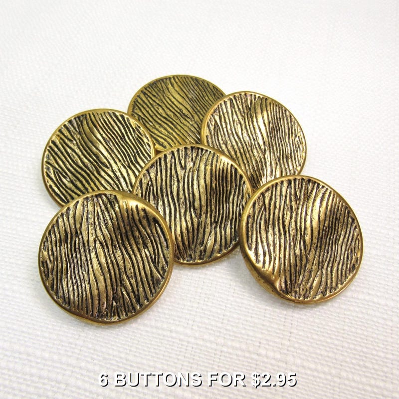 Large Antique Buttons - Etsy