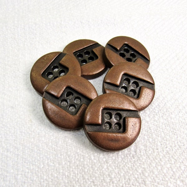 Copper Buttons - Etsy