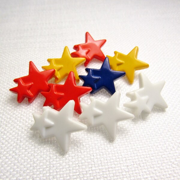 Star Shaped Buttons - Etsy