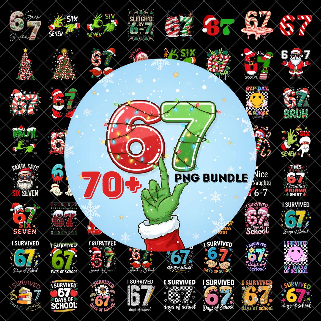 70+ Six Seven Meme Png Bundle, Drip Ice Cream 67 Baseball , 6 7 Aura ...