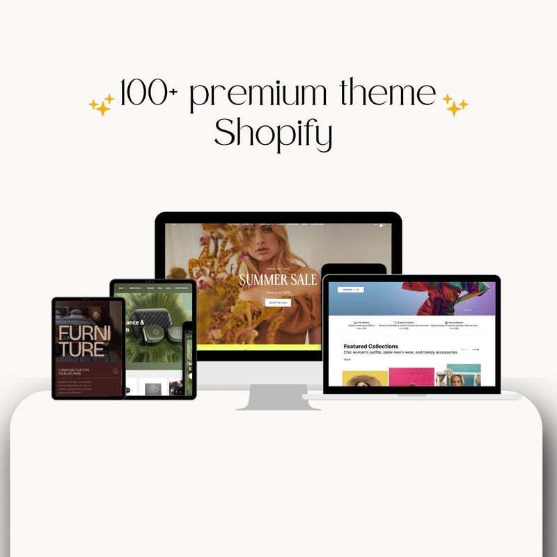 E Commerce Web Template - Etsy