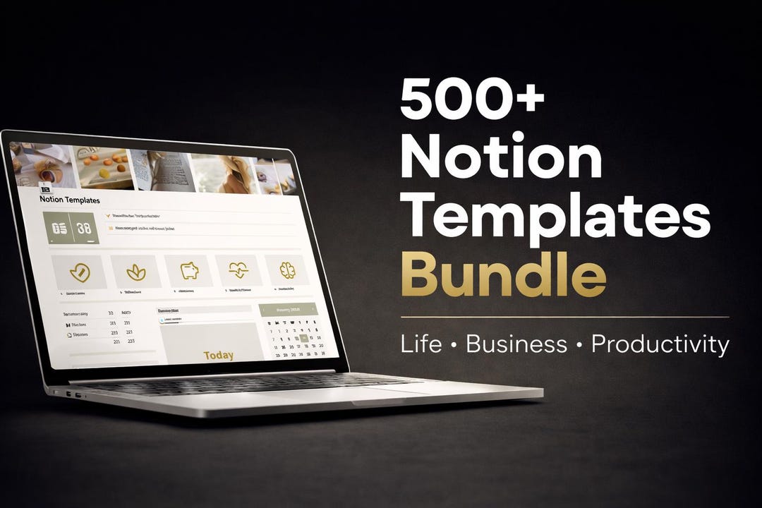 Editable Notion Templates for Life, Business Productivity | Digital ...
