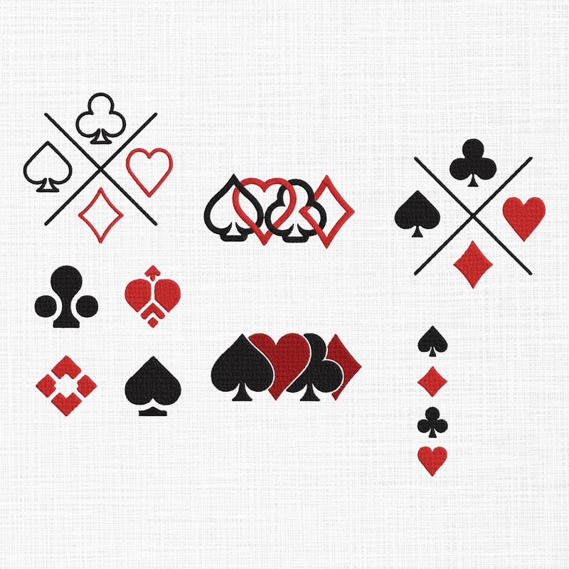 Poker Patterns Sewing - Etsy