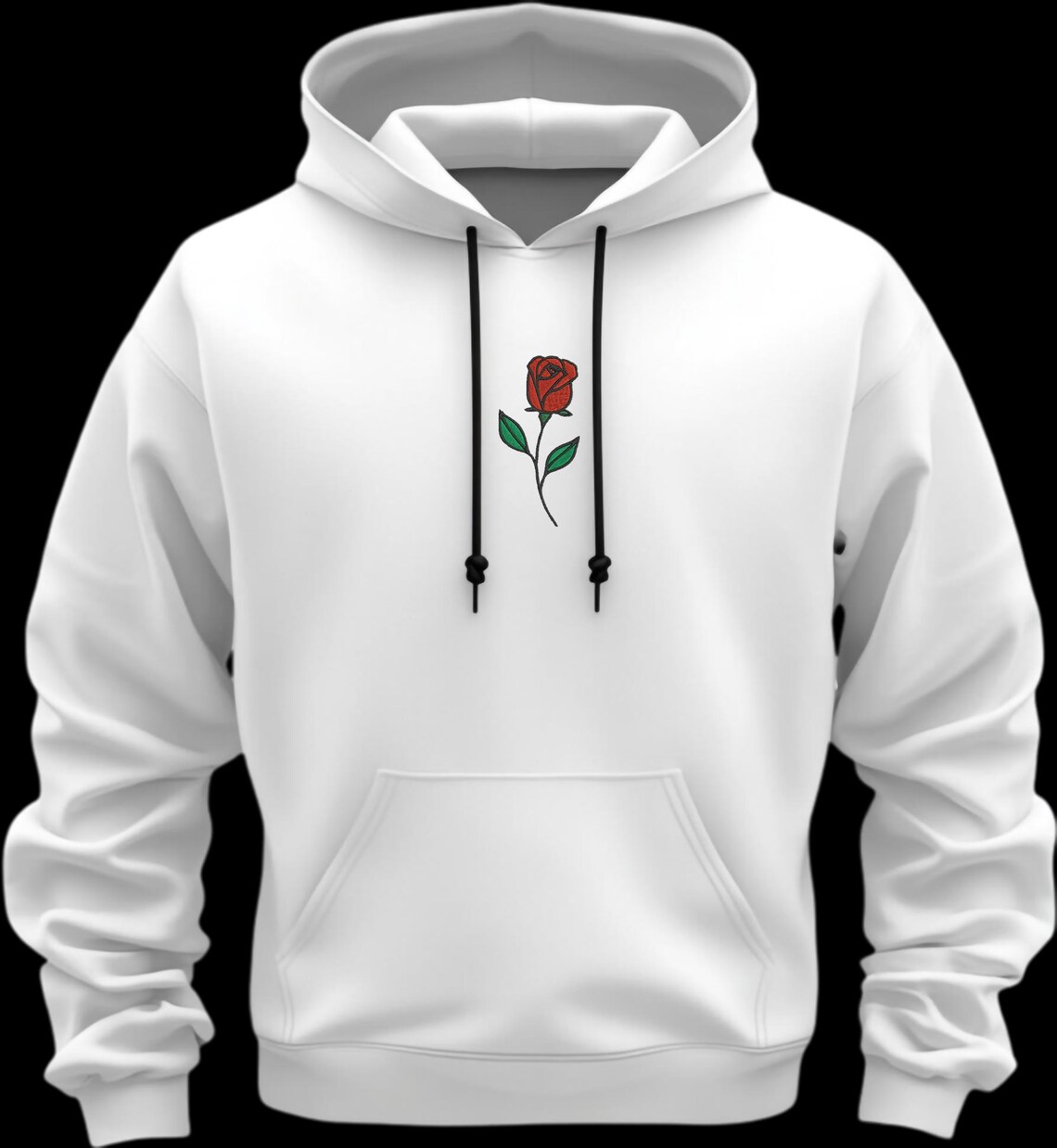 Rose Embroidery, Red Rose Embroidery Design, Floral Machine Embroidery ...