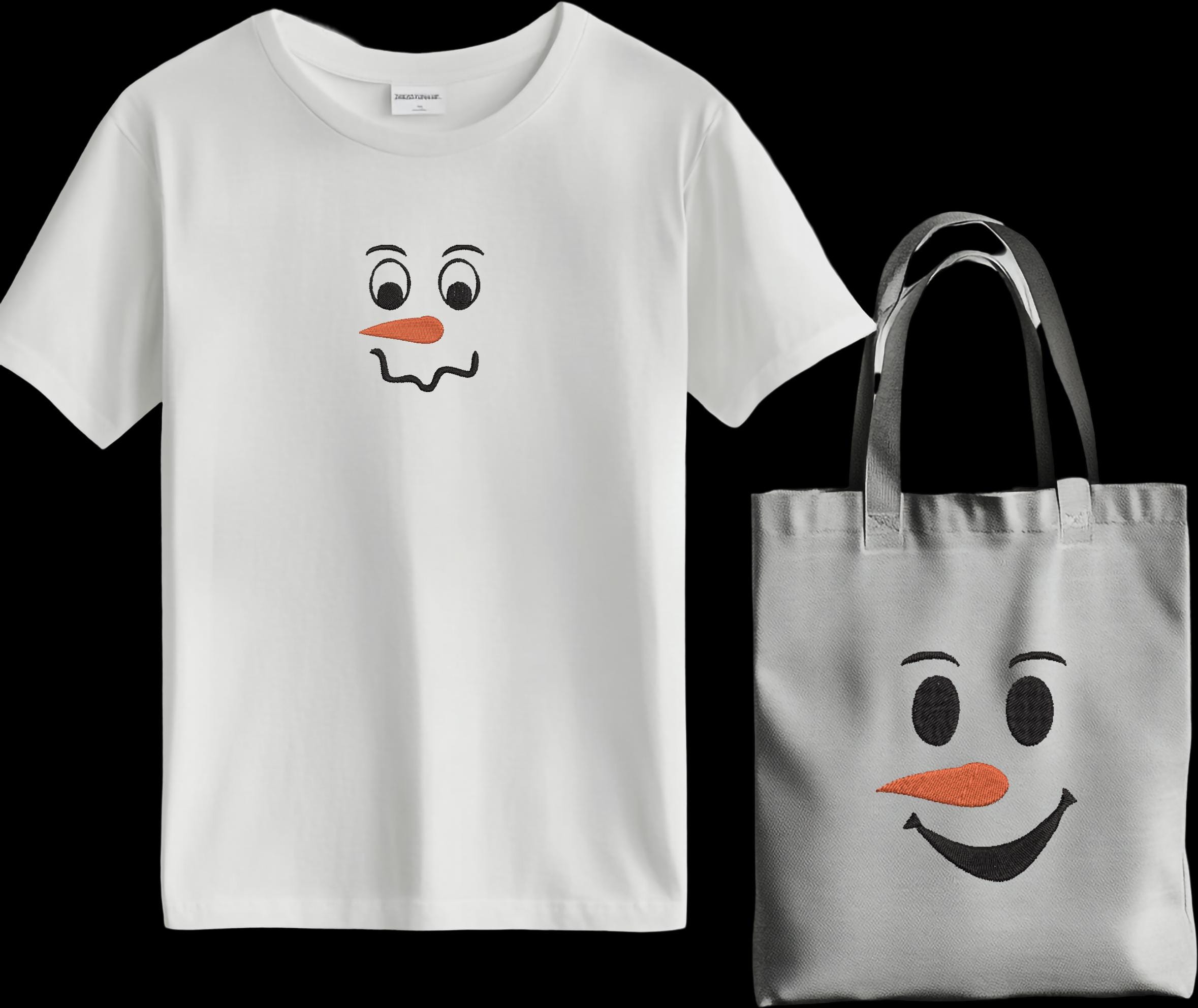 Snowman Face Embroidery Design: Christmas Winter Bundle (digital ...