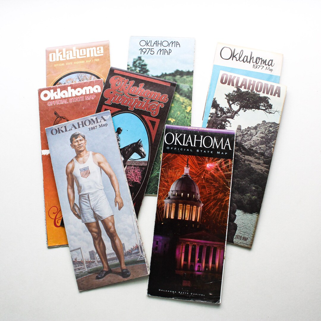 OKLAHOMA State Map | Oklahoma | State Maps | Road Maps | Highway Map ...