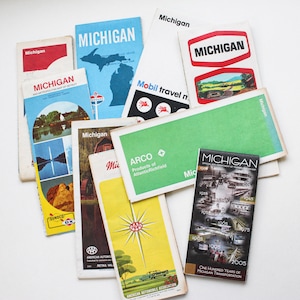 MICHIGAN State Map | Michigan | Road Map | State Maps | Highway Maps ...
