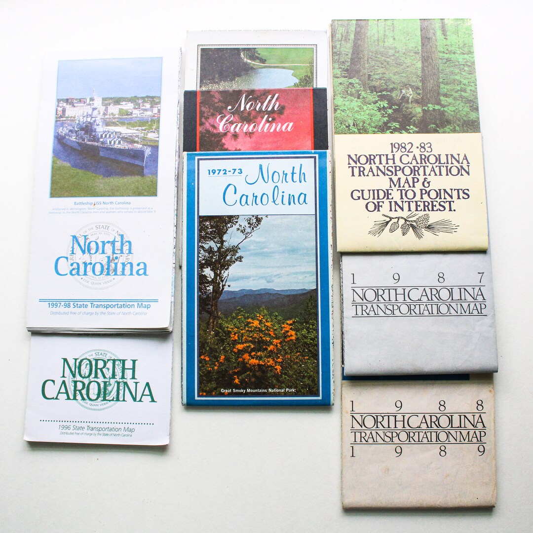 NORTH CAROLINA State Map | North Carolina | State Maps | Road Maps ...