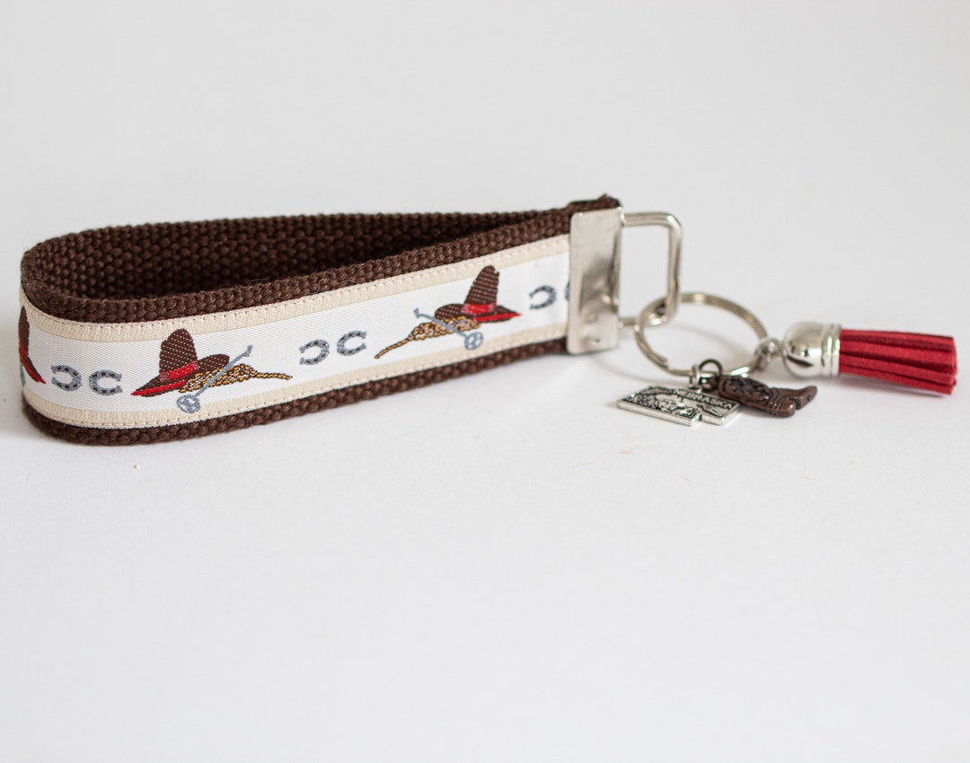 NEBRASKA Keychain Wristlet | Nebraska | Key Chain | Key Holder | Cowboy ...