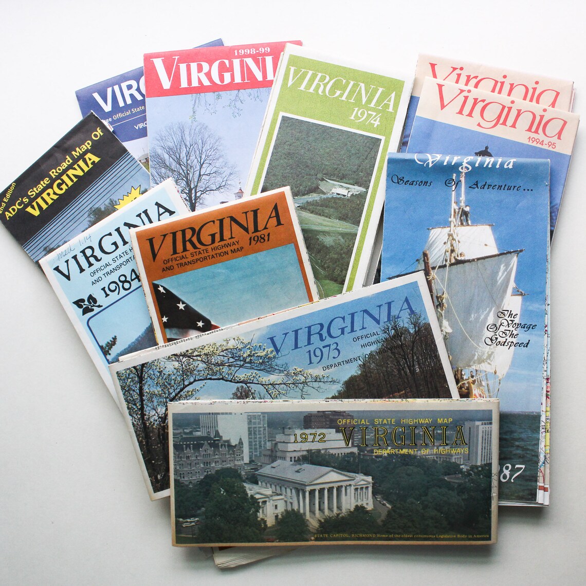 VIRGINIA State Map | Virginia | State Map | Road Map | Highway Map ...
