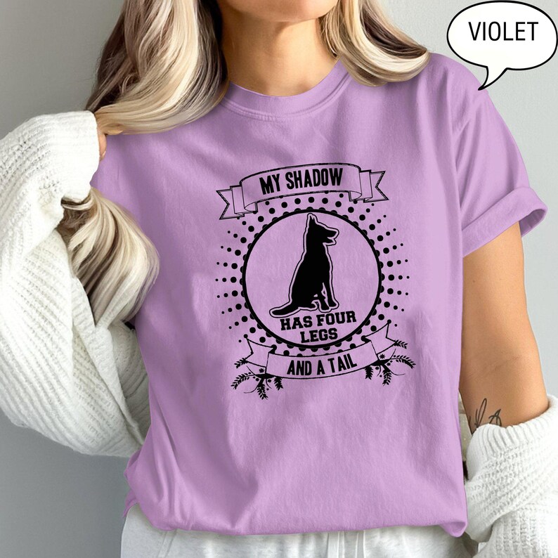 Dog Shirts My Shadow Has Four Legs and A Tail T Shirts Hoodies ...