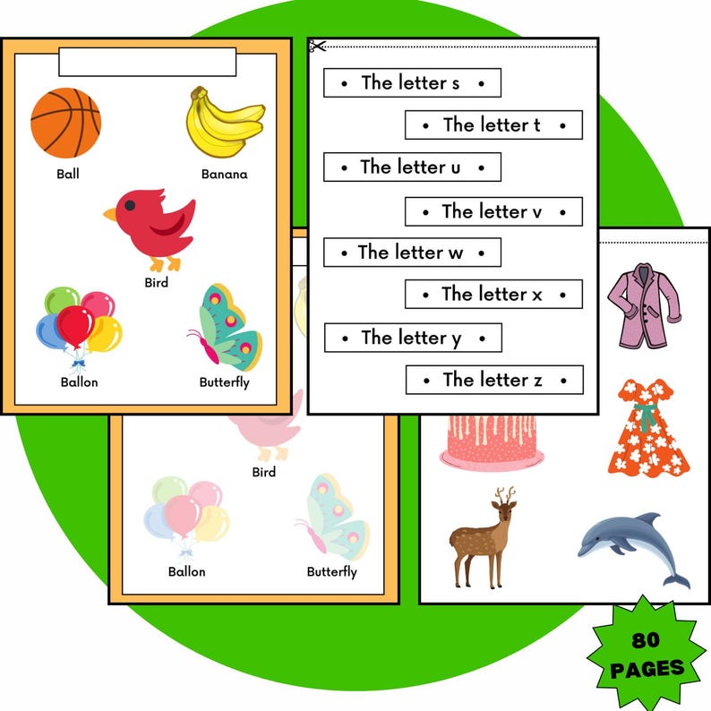 Cut and Paste Alphabet Worksheets Printable | Hands on Letter Matching ...