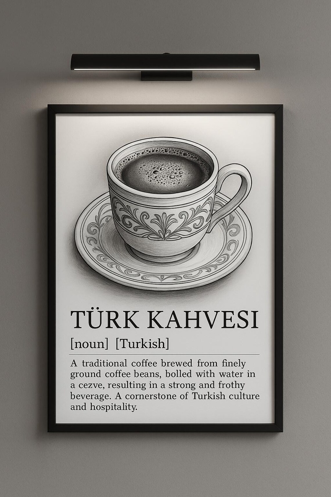 Turkish Coffee Poster | Digital Download | Printable Wall Art A3 A4 A5 ...